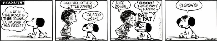 Peanuts' Pig-Pen Just Turned 70 - 10 Hilarious Comic from His First Month