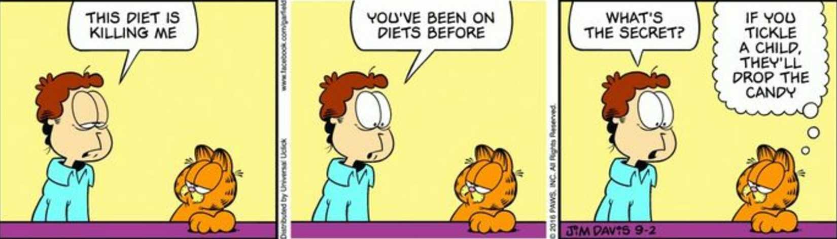 10 Funniest Garfield Comics About Dieting