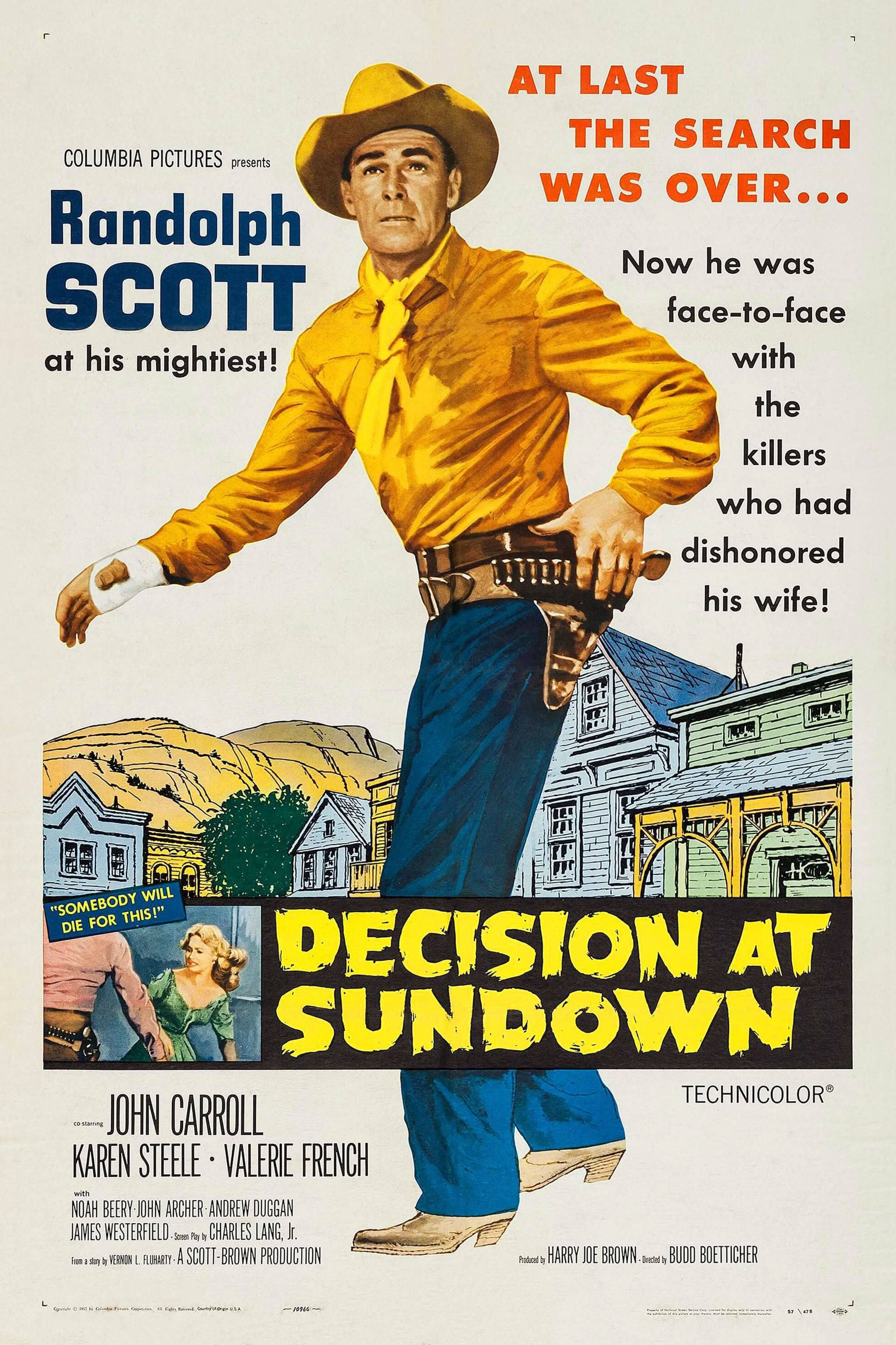 Decision at Sundown Summary, Latest News, Trailer, Cast, Where to Watch ...