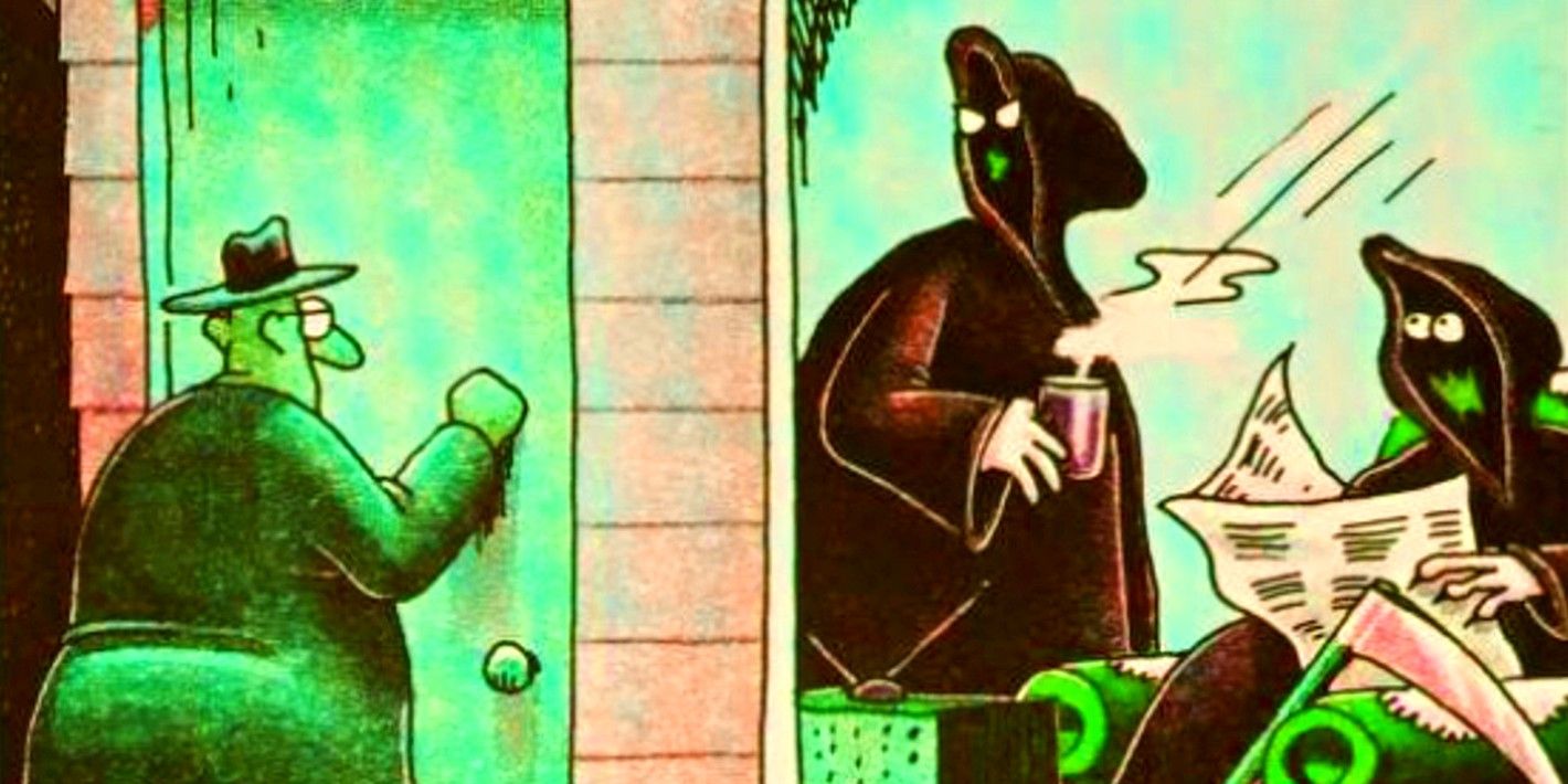 10 Hilarious Far Side Comics Starring the Grim Reaper (& Other Ghouls)