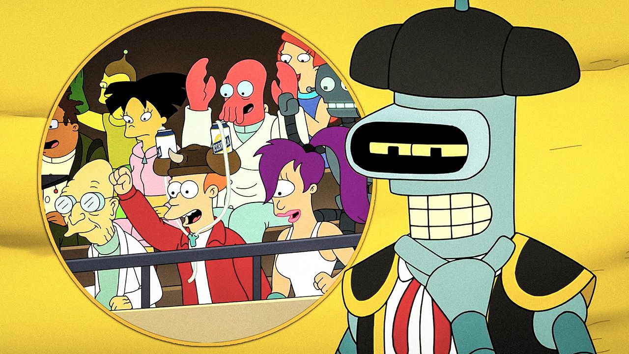 Bender Goes Full Matador Against A Fiery Bug In Futurama Season 12 Clip