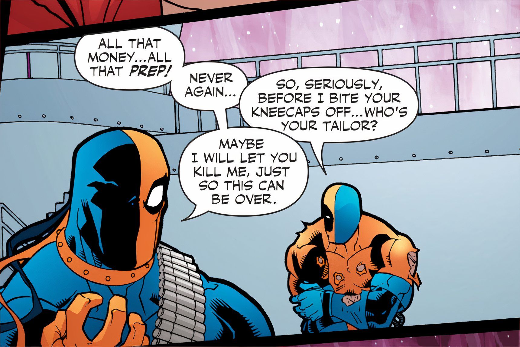 Deadpool Deathstroke Crossover