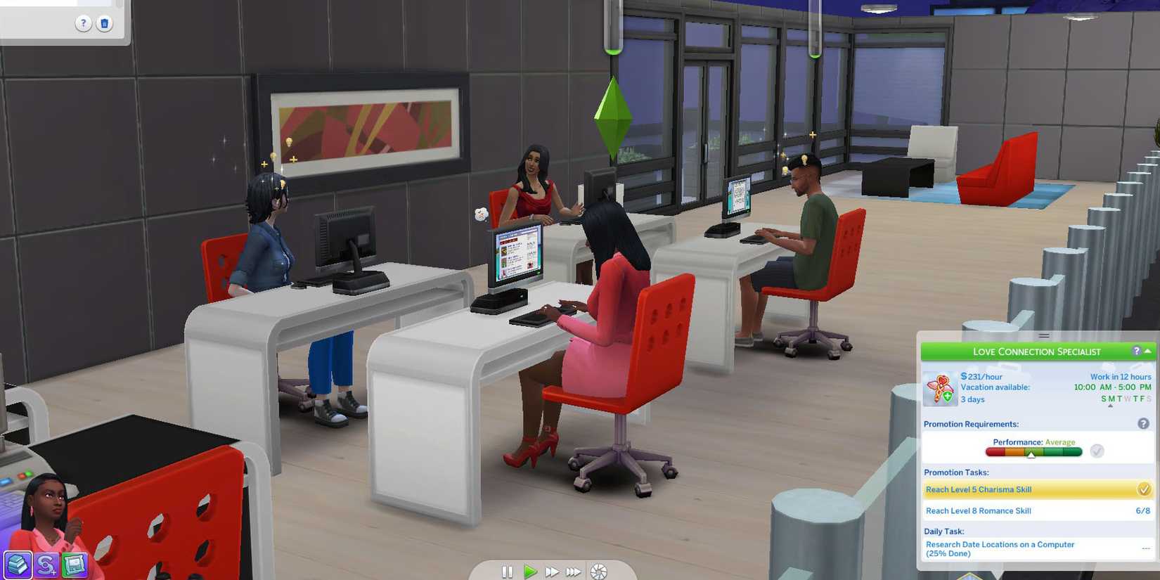 The Sims 4: Lovestruck - Romance Consultant Career Guide (Branches ...