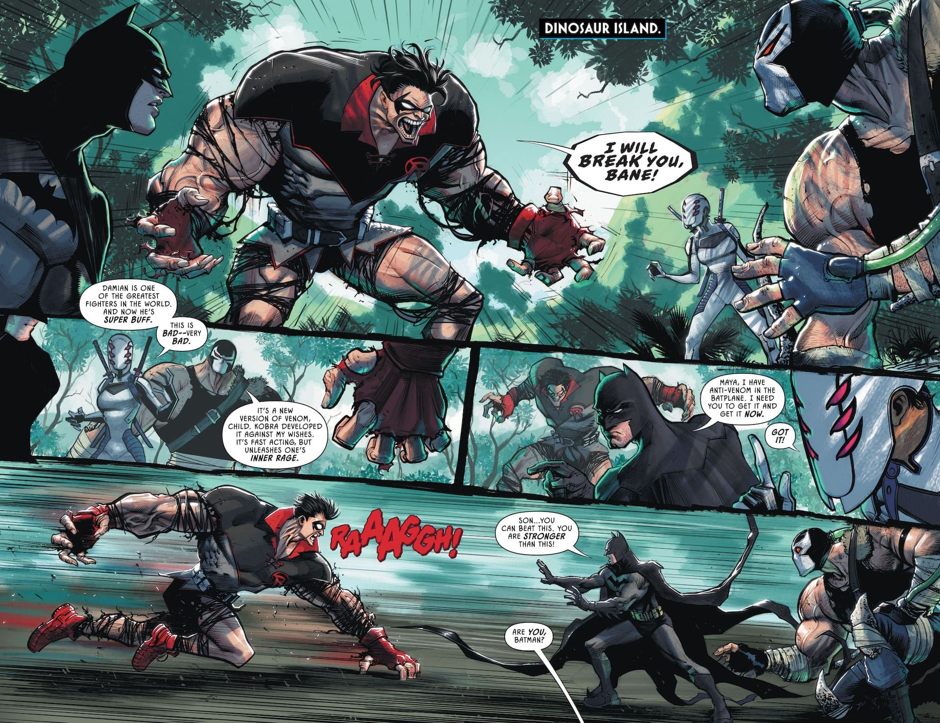 Sfondo Fumetto Batman Vs Bane