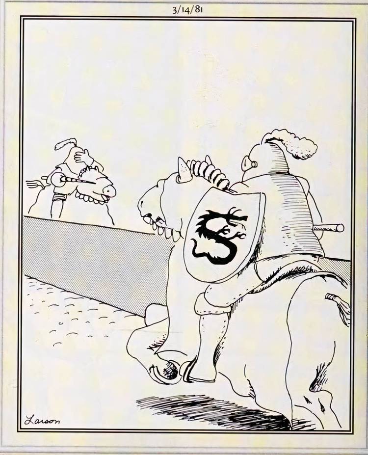 10 Classic Early Far Side Comics Featuring Kings, Knights, & Medieval ...