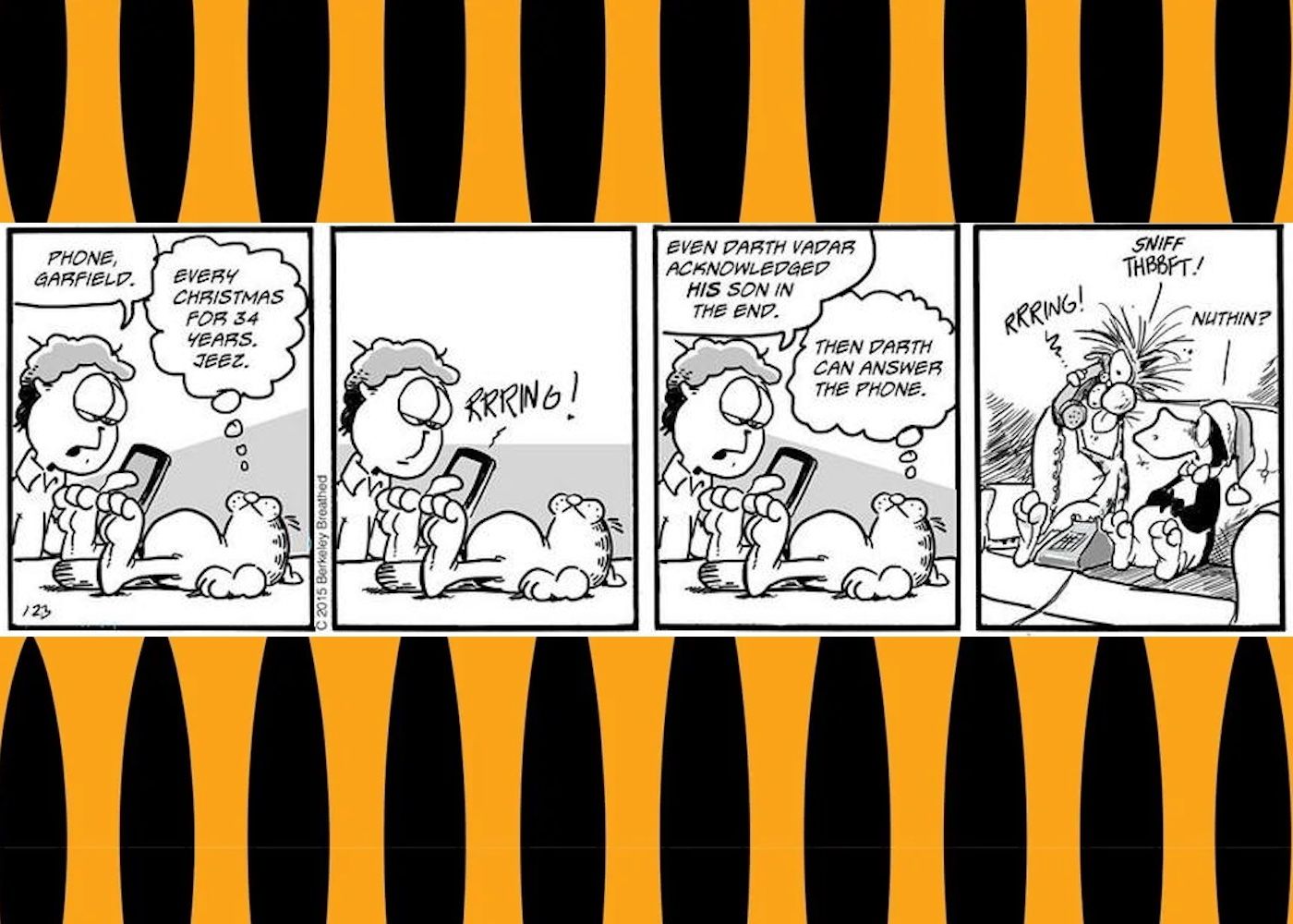 Garfield Comic Strips Black And White