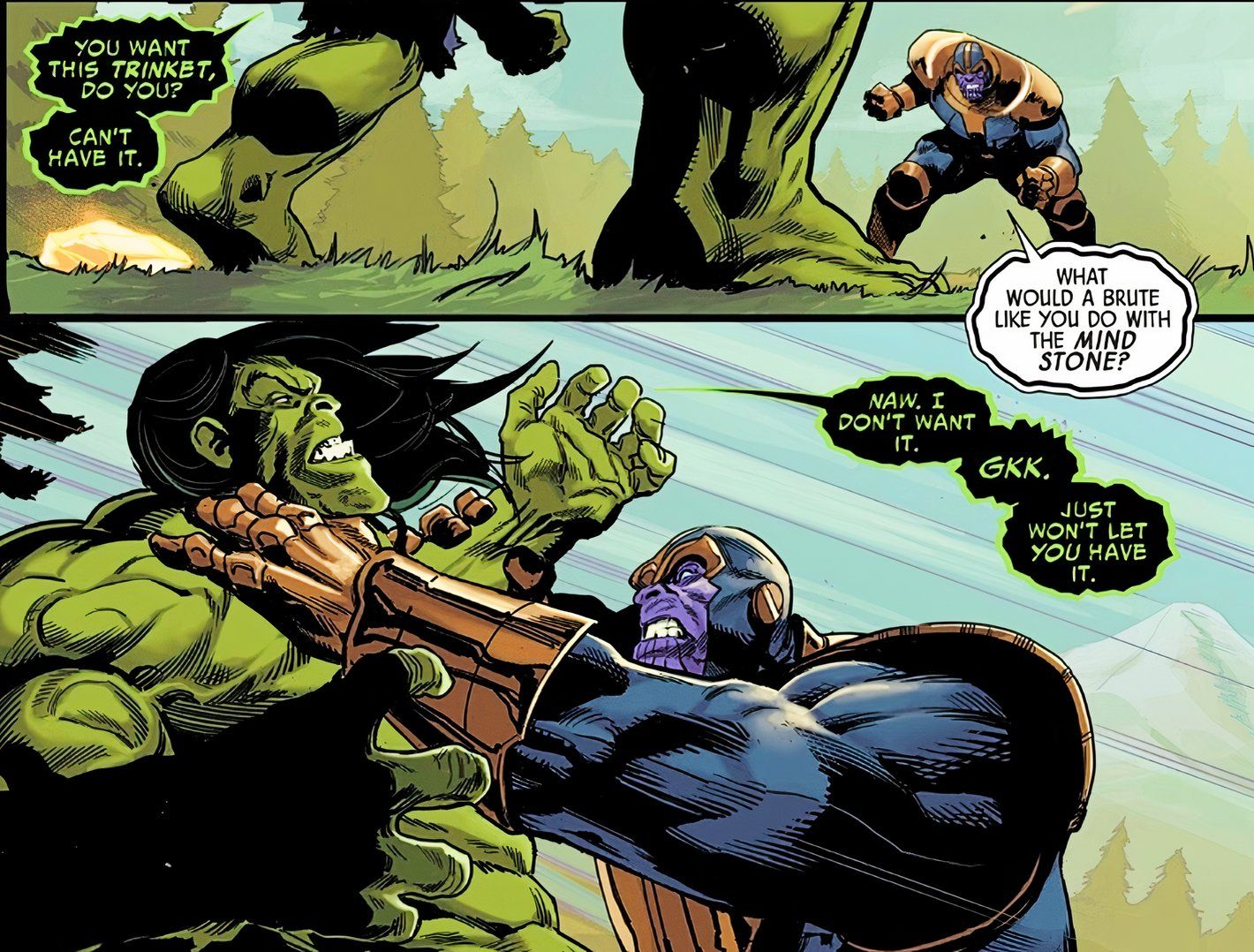 Hulk Vs Thanos Comics Marvel