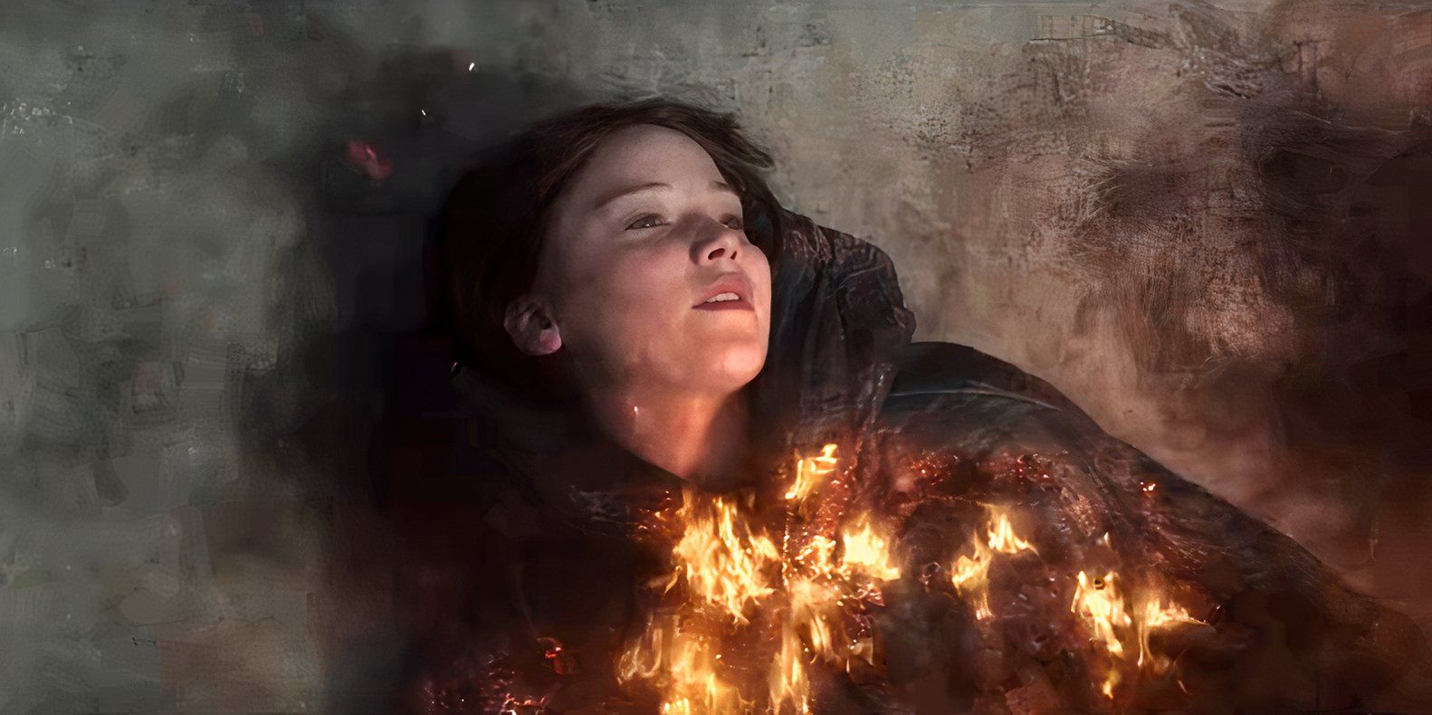 Katniss Trouwjurk Mockingjay Voorkant Mockingjay Brosche Katniss