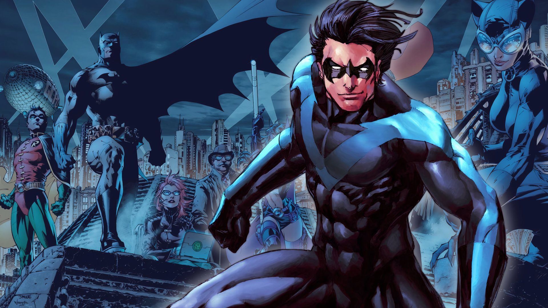 Family Batman Robin Nightwing