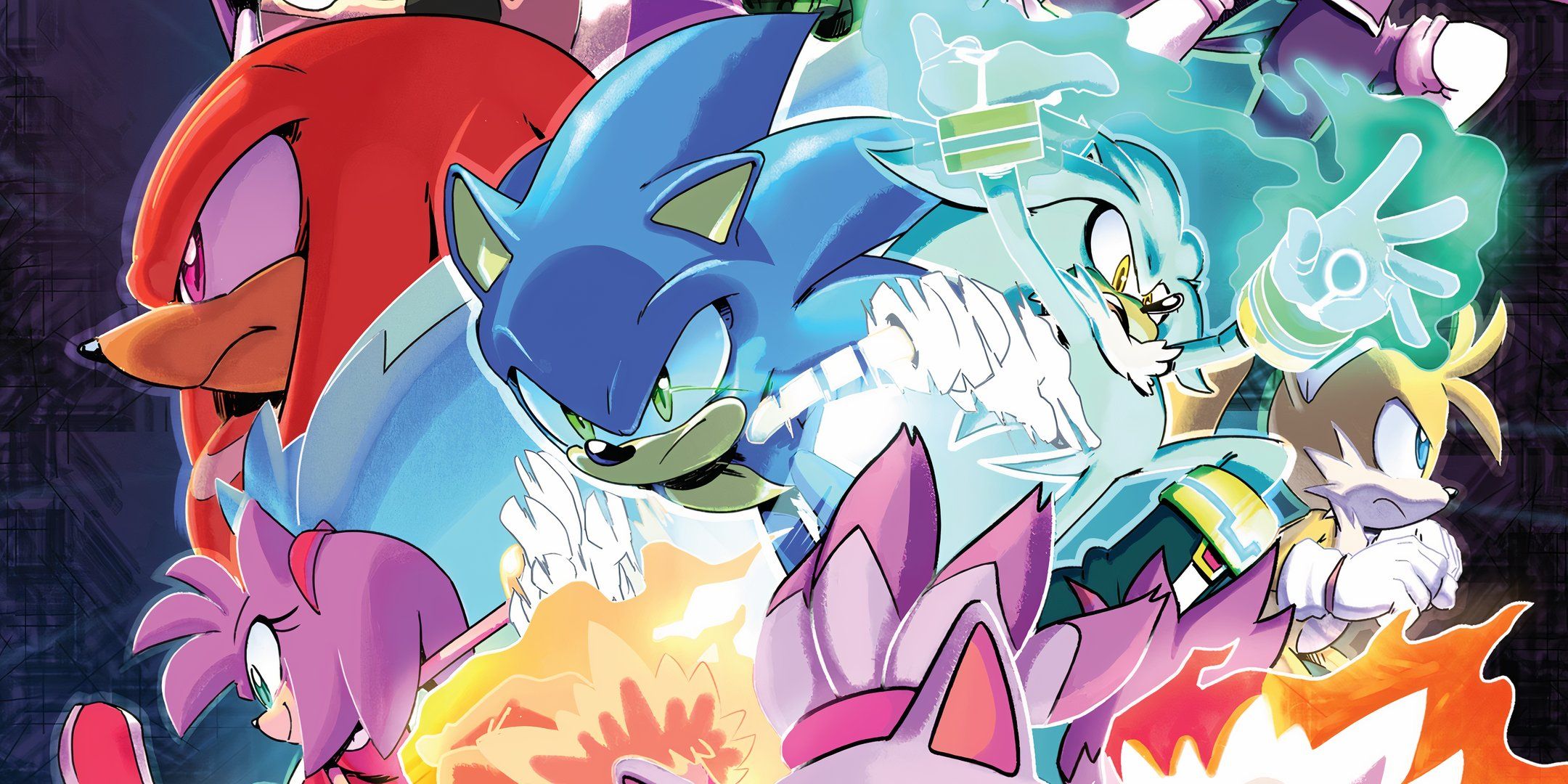 Sonic And Tails And Knuckles And Shadow And Silver And Amy