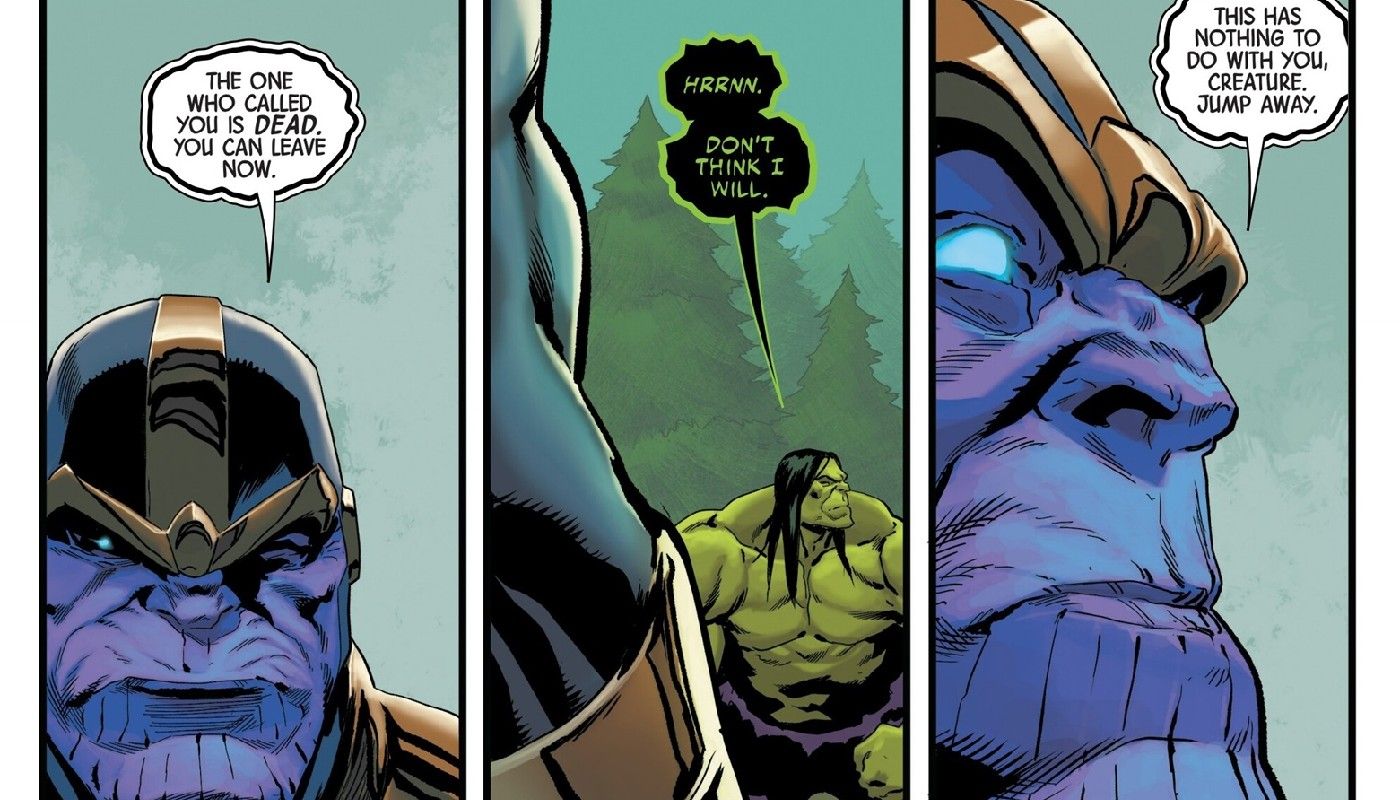 Marvel Thanos Contre Hulk