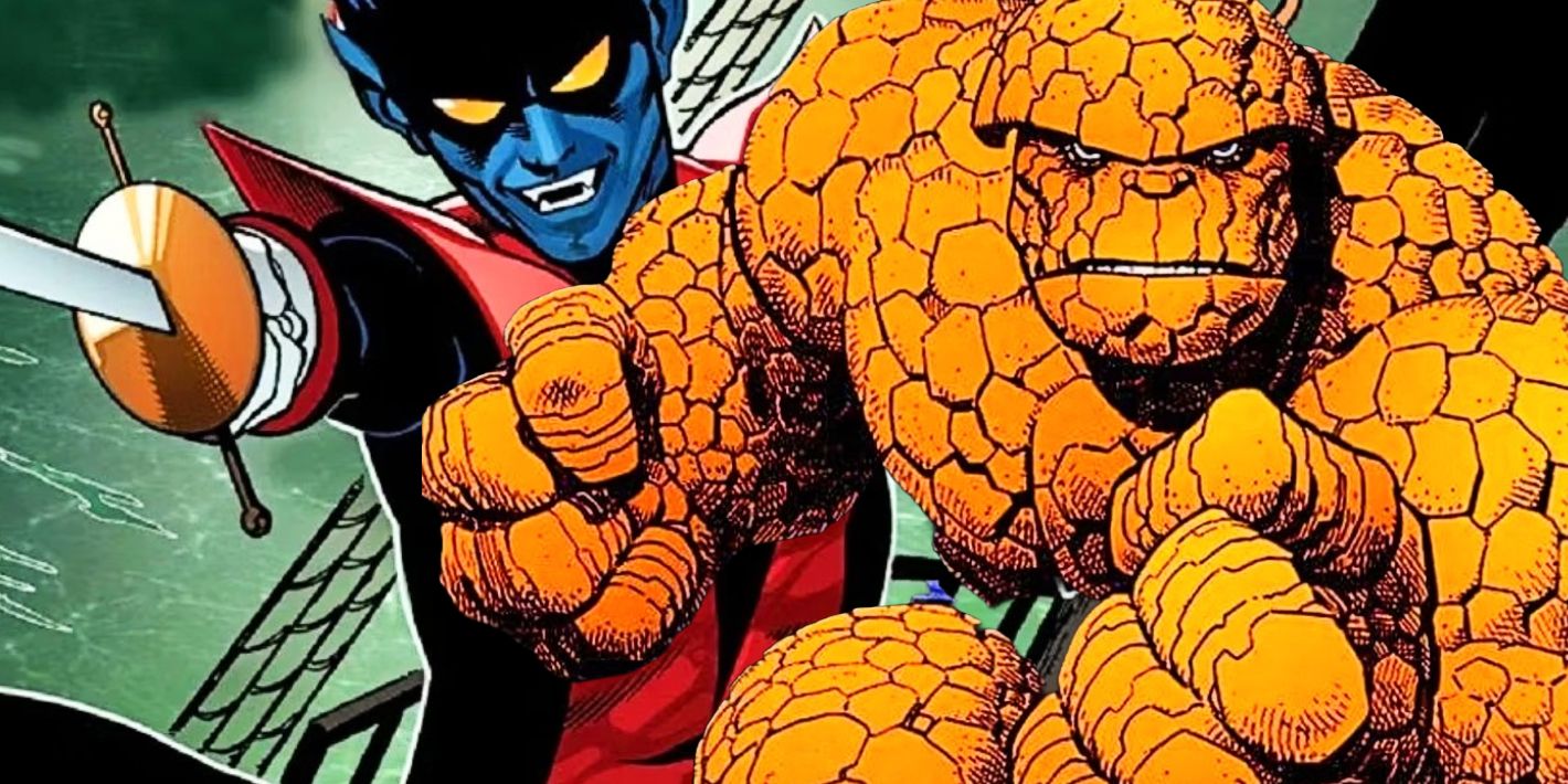 Fantastic Four's thing steals Nightcrawler's powers, giving him a wild ...