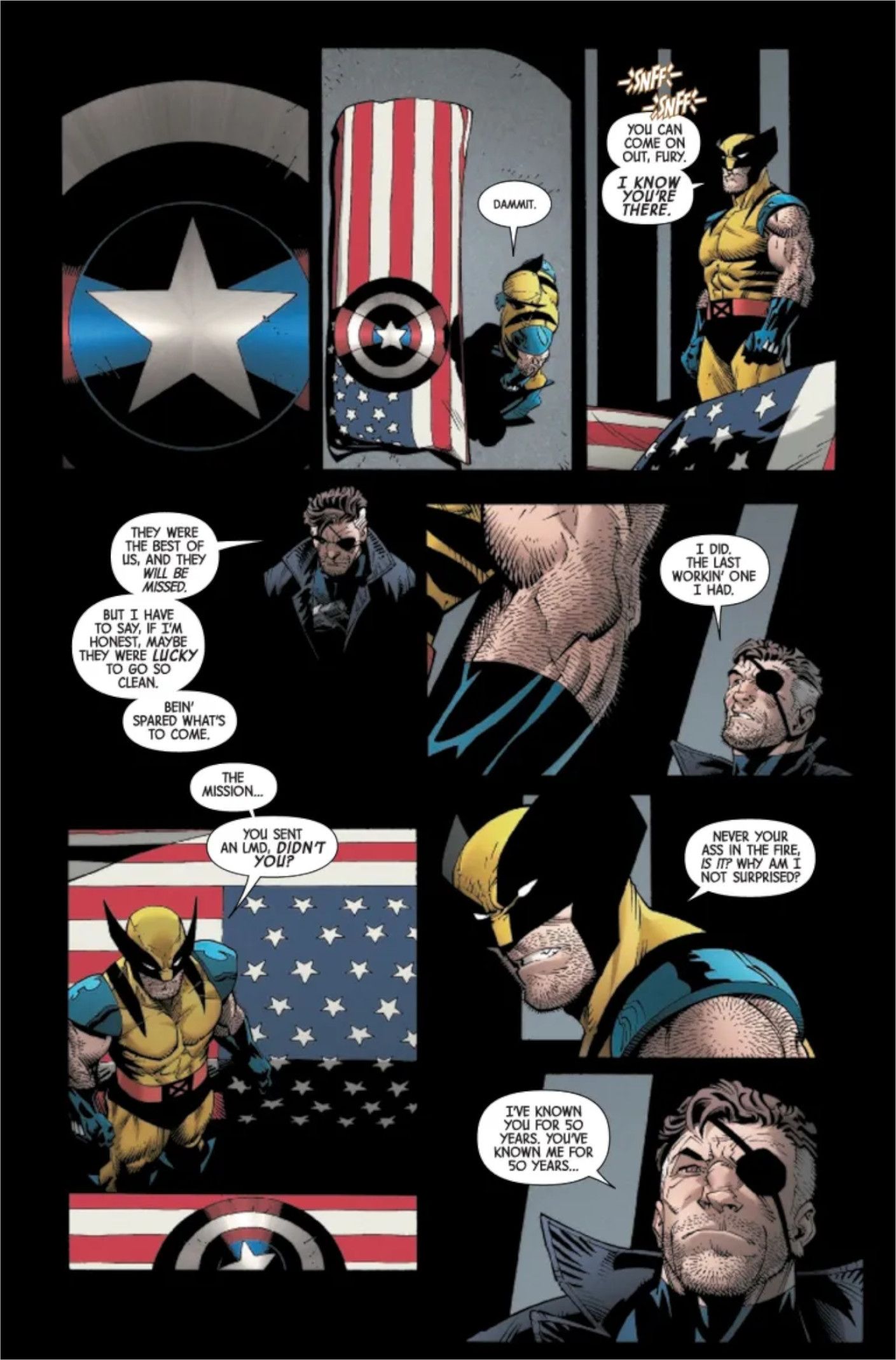 Captain America Nick Fury Death