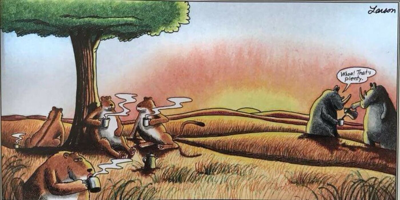 10 Funniest Far Side Comics That Somehow Make Coffee & Tea Hilarious