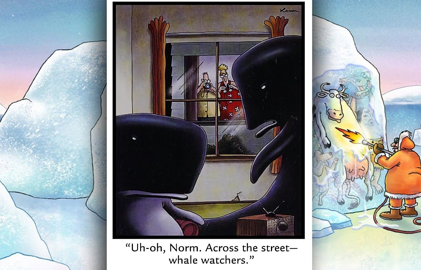 10 Funniest Far Side Comics Starring Dolphins & Whales