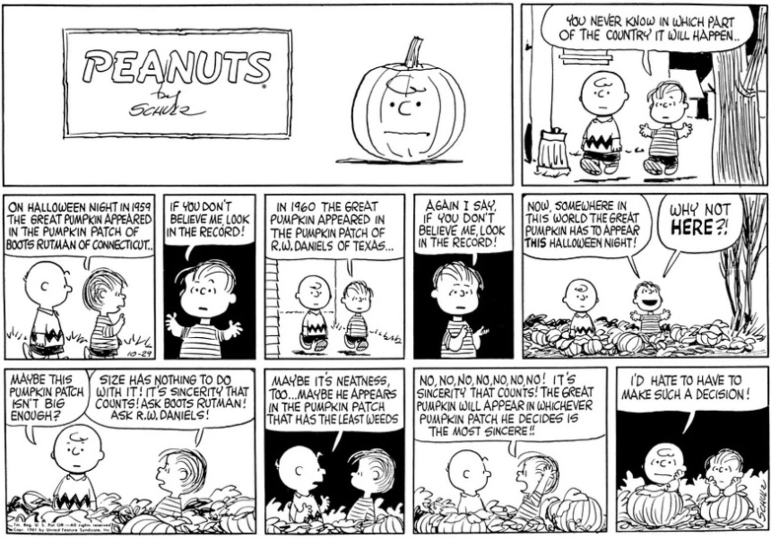 Peanuts: 10 Funniest Halloween Comics
