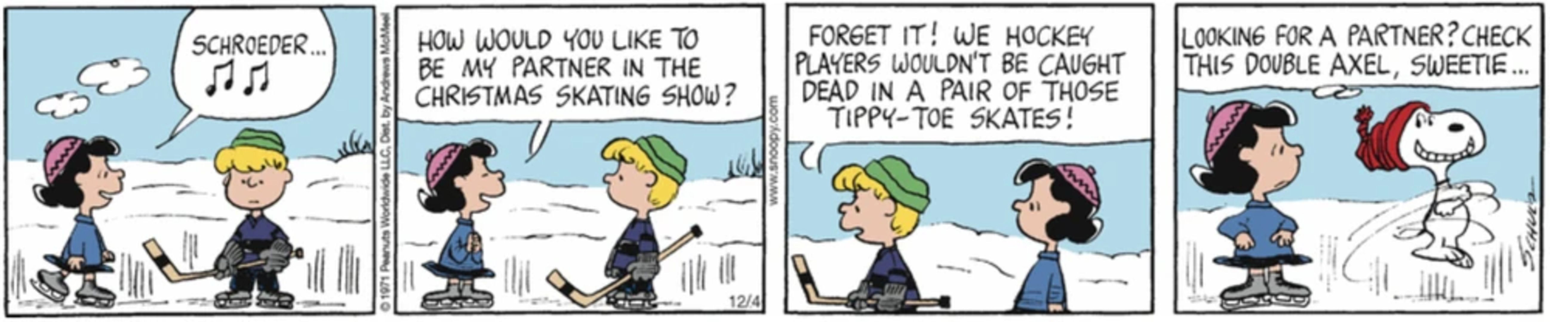10 Funniest Peanuts Comics About Hockey