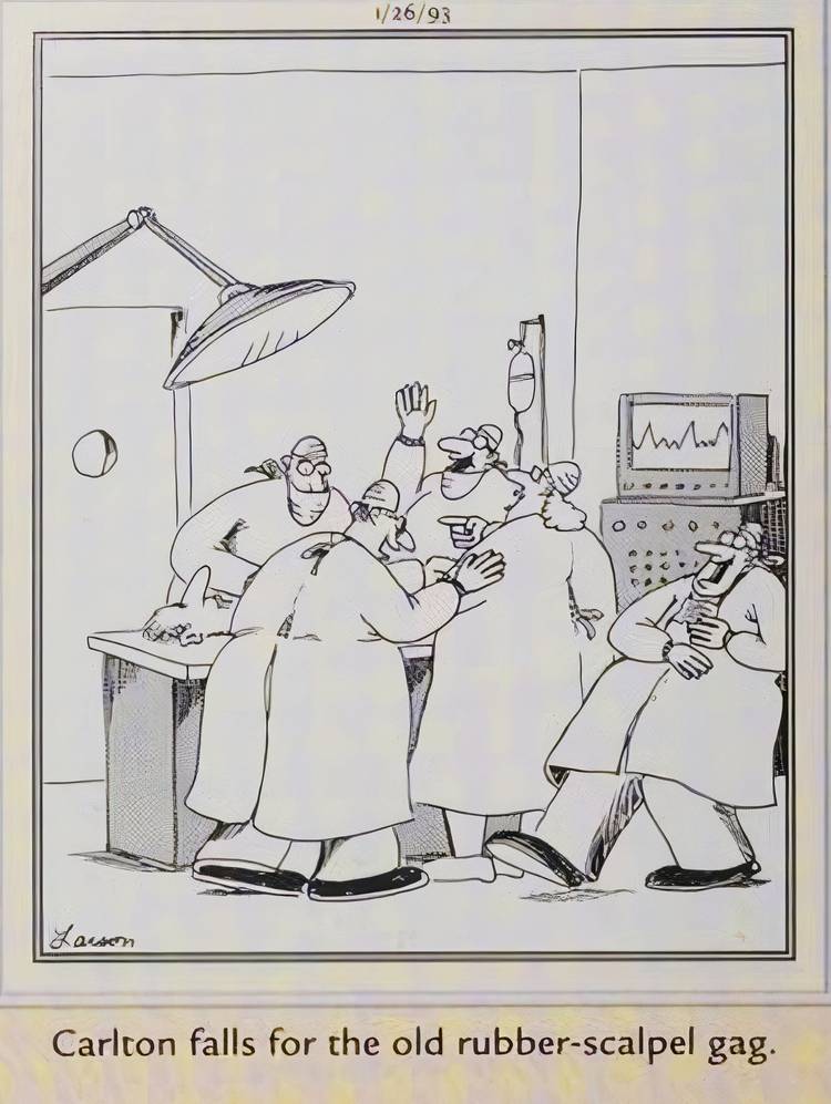 10 Most Clever Far Side Comics Poking Fun at Doctors & Medicine