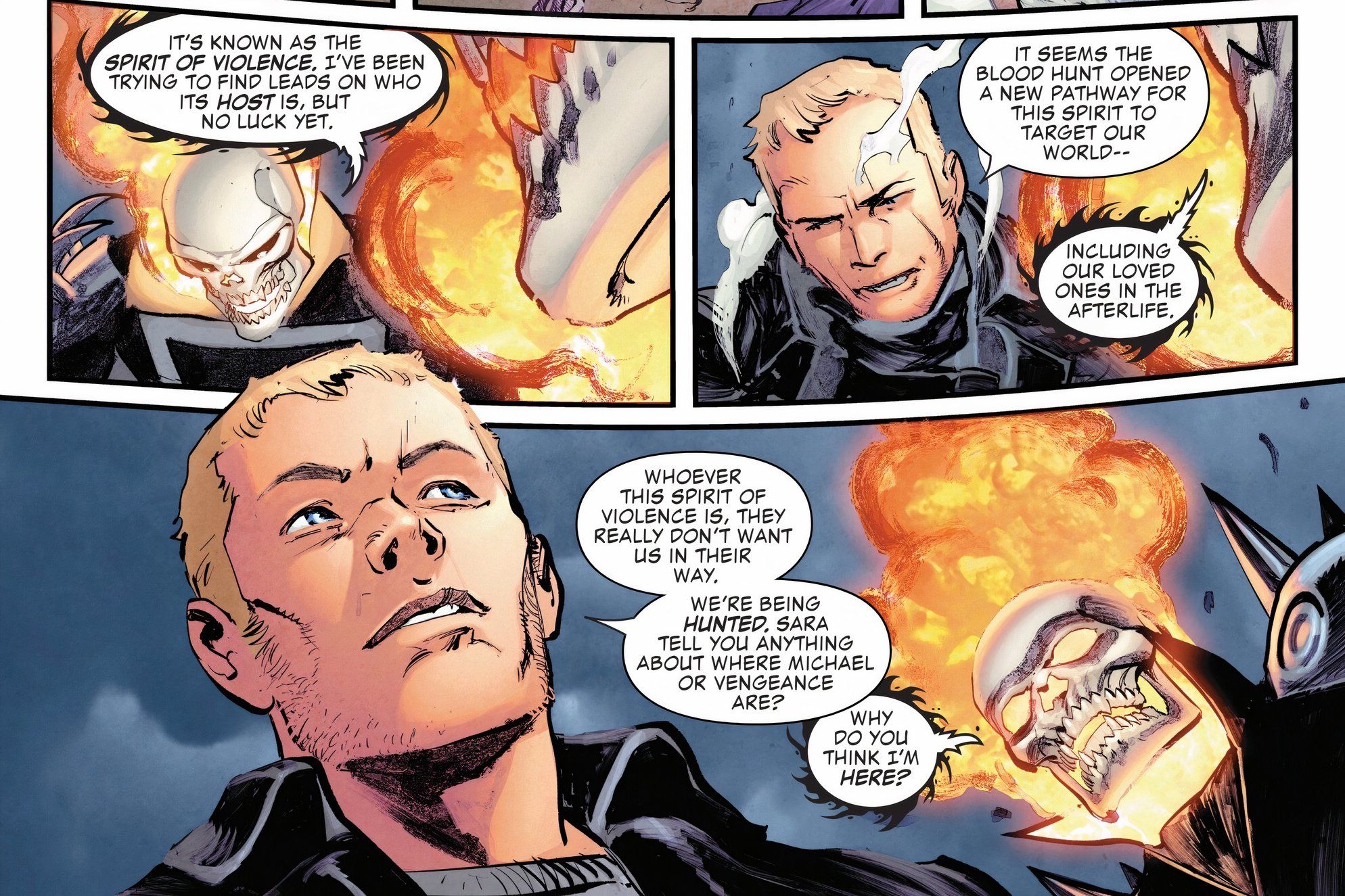 Ghost Rider Vs The Spirit