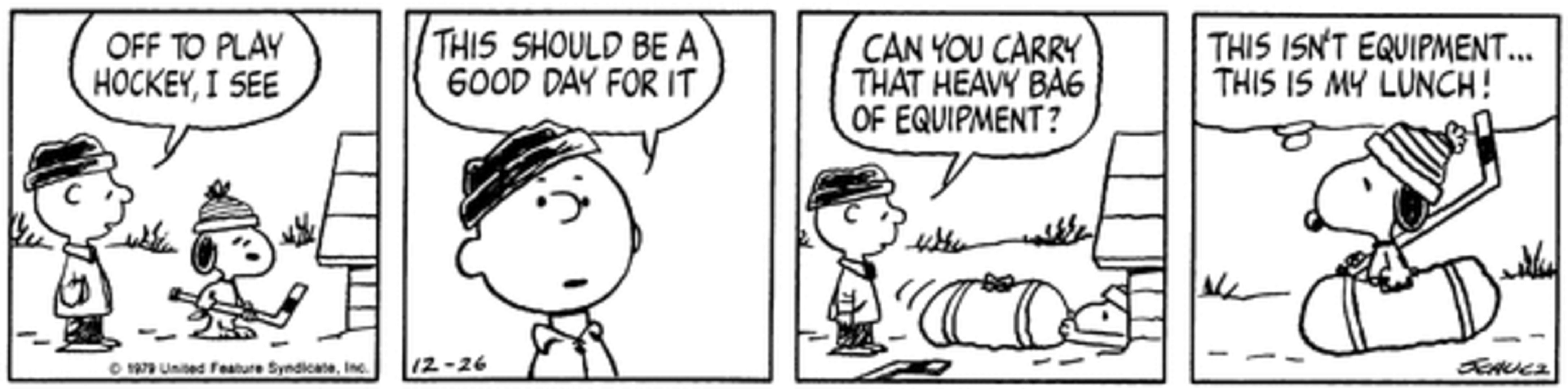 10 Funniest Peanuts Comics About Hockey