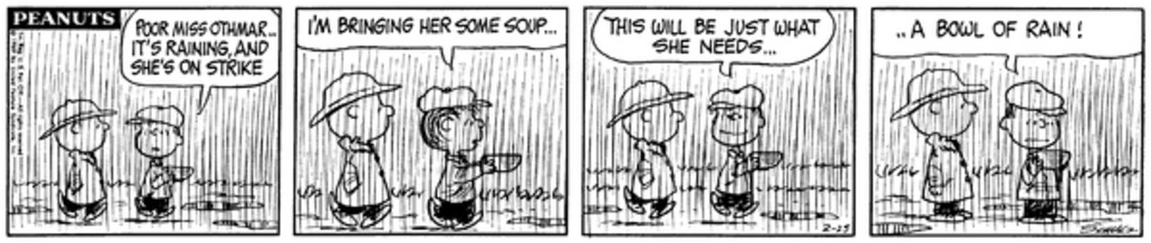 10 Funniest Peanuts Comics Where Linus Adores His Teacher Miss Othmar
