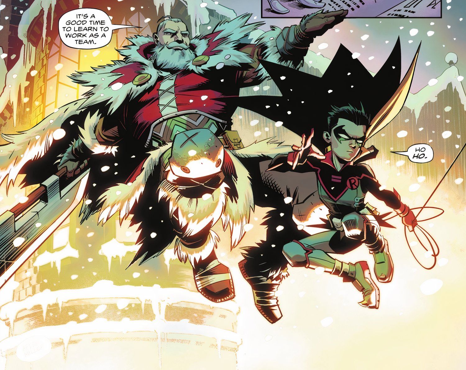 Sorry, Batman! Robin Has a New Partner Now, and It's Literally Santa Claus