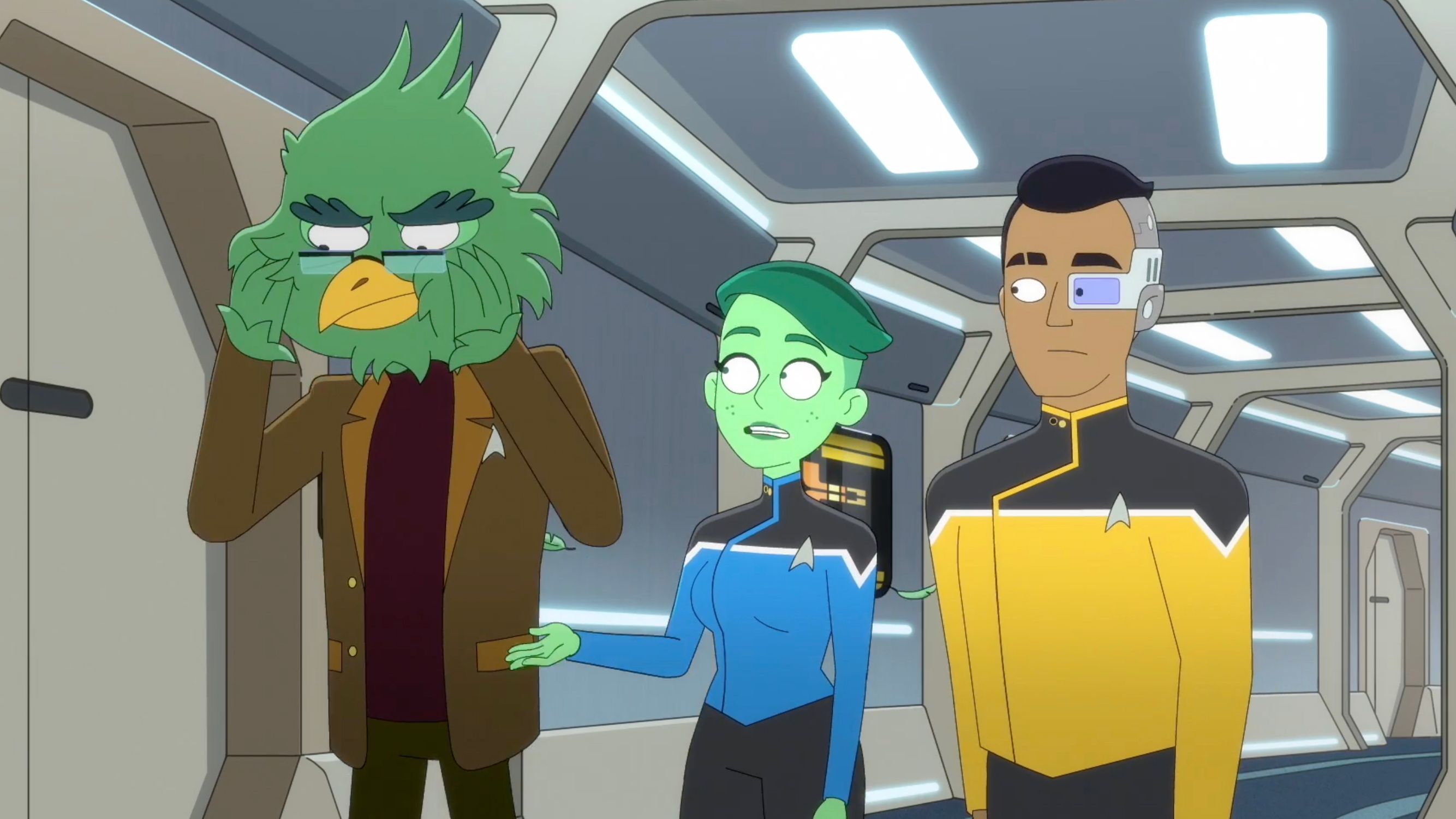 Dr. Migleemo Is A Bundle Of Nerves In New Star Trek: Lower Decks Clip