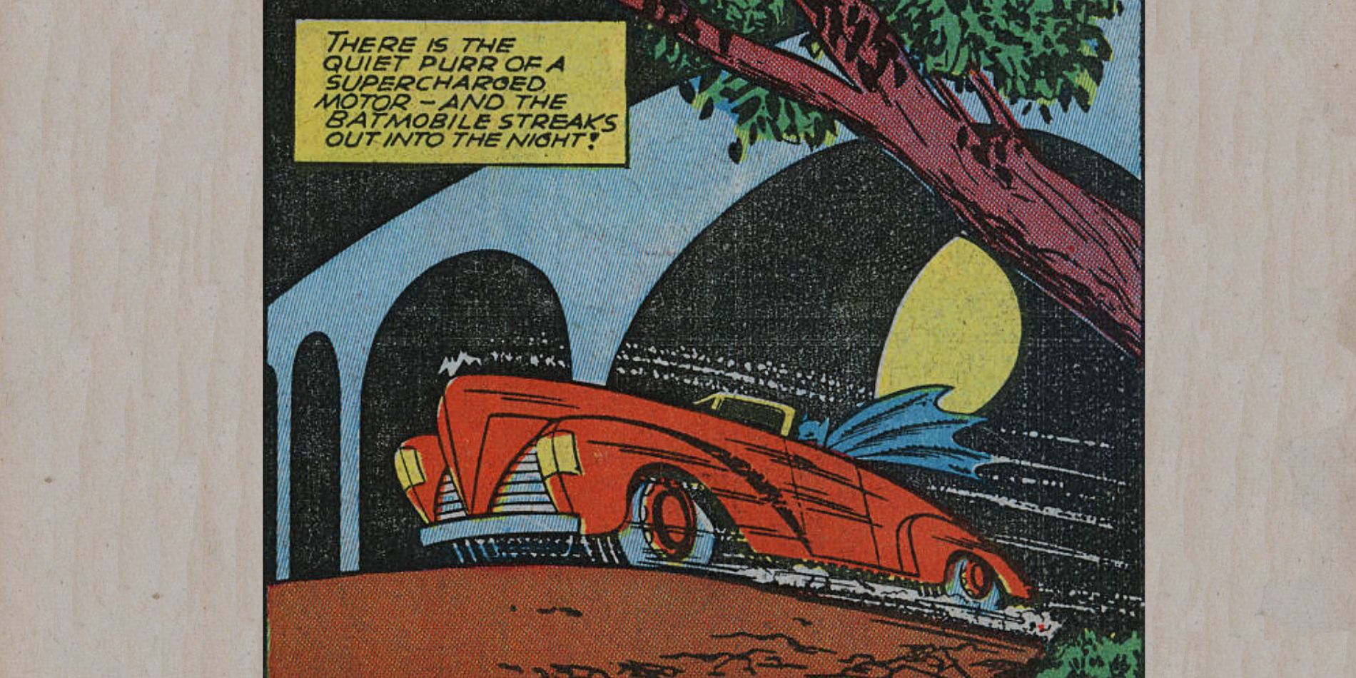 Original Batmobile Comic