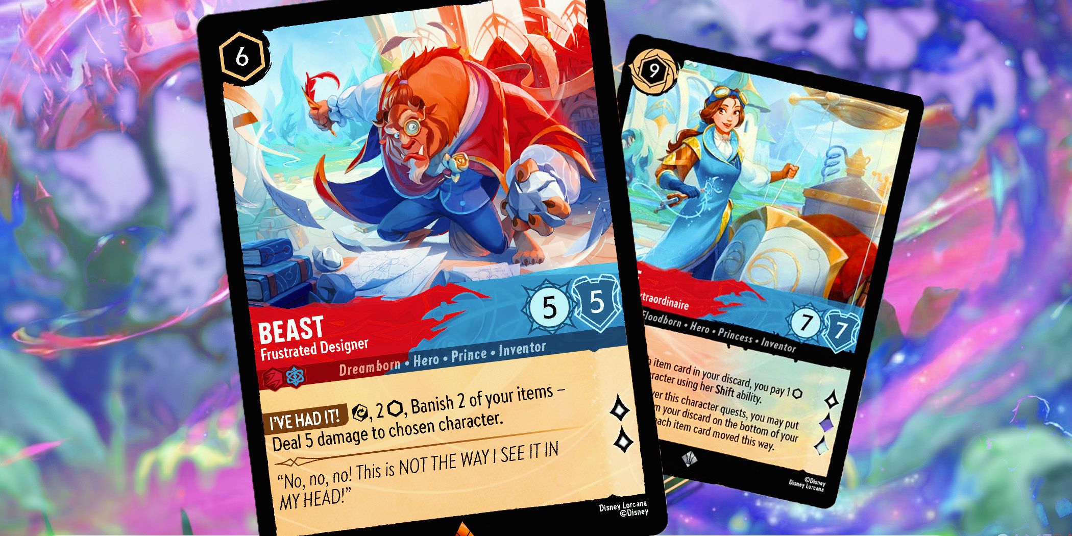 How Dual-Ink Cards Work In Disney Lorcana