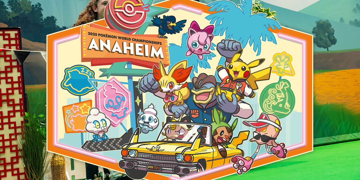 Pokémon Reveals Official Art for 2025 World Championships, With Low Rider and Retro Theme
