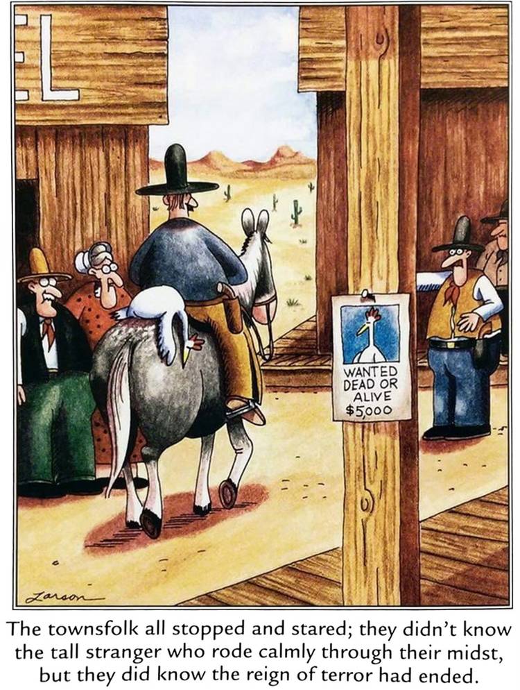 10 Clever Far Side Comics That Will Make You Want to Be a Cowboy
