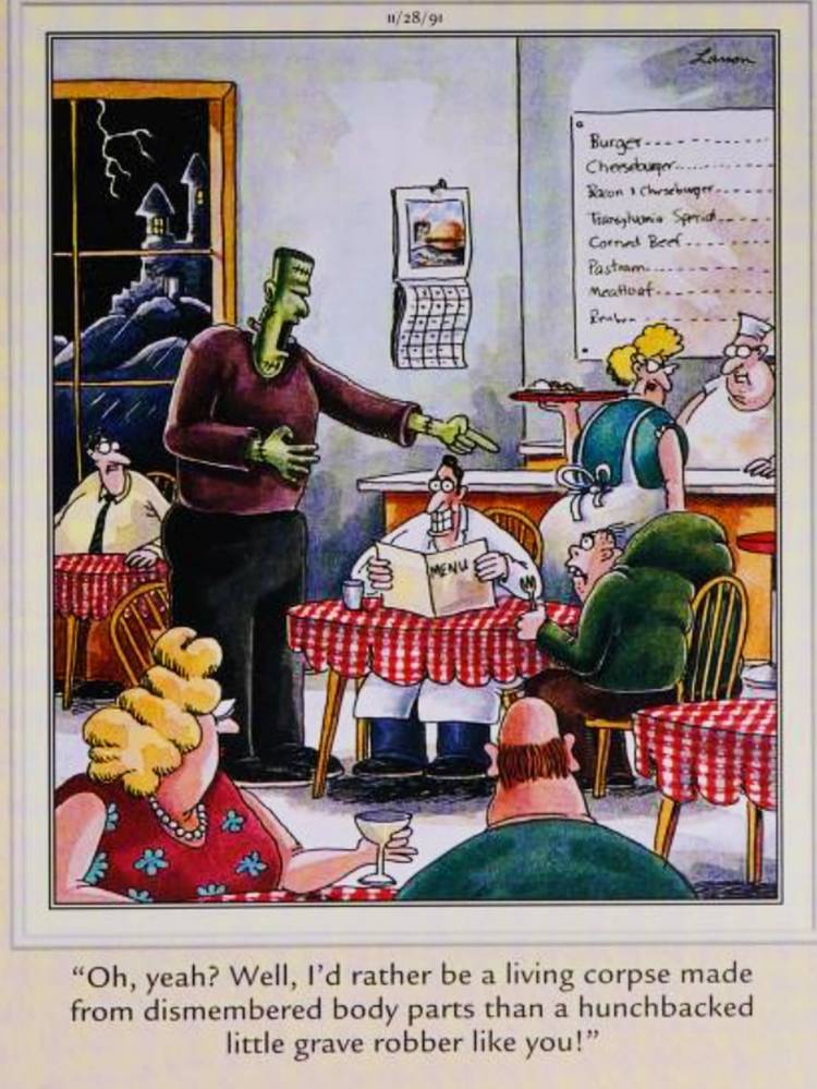 11 Hilarious Far Side Comics Set In Restaurants