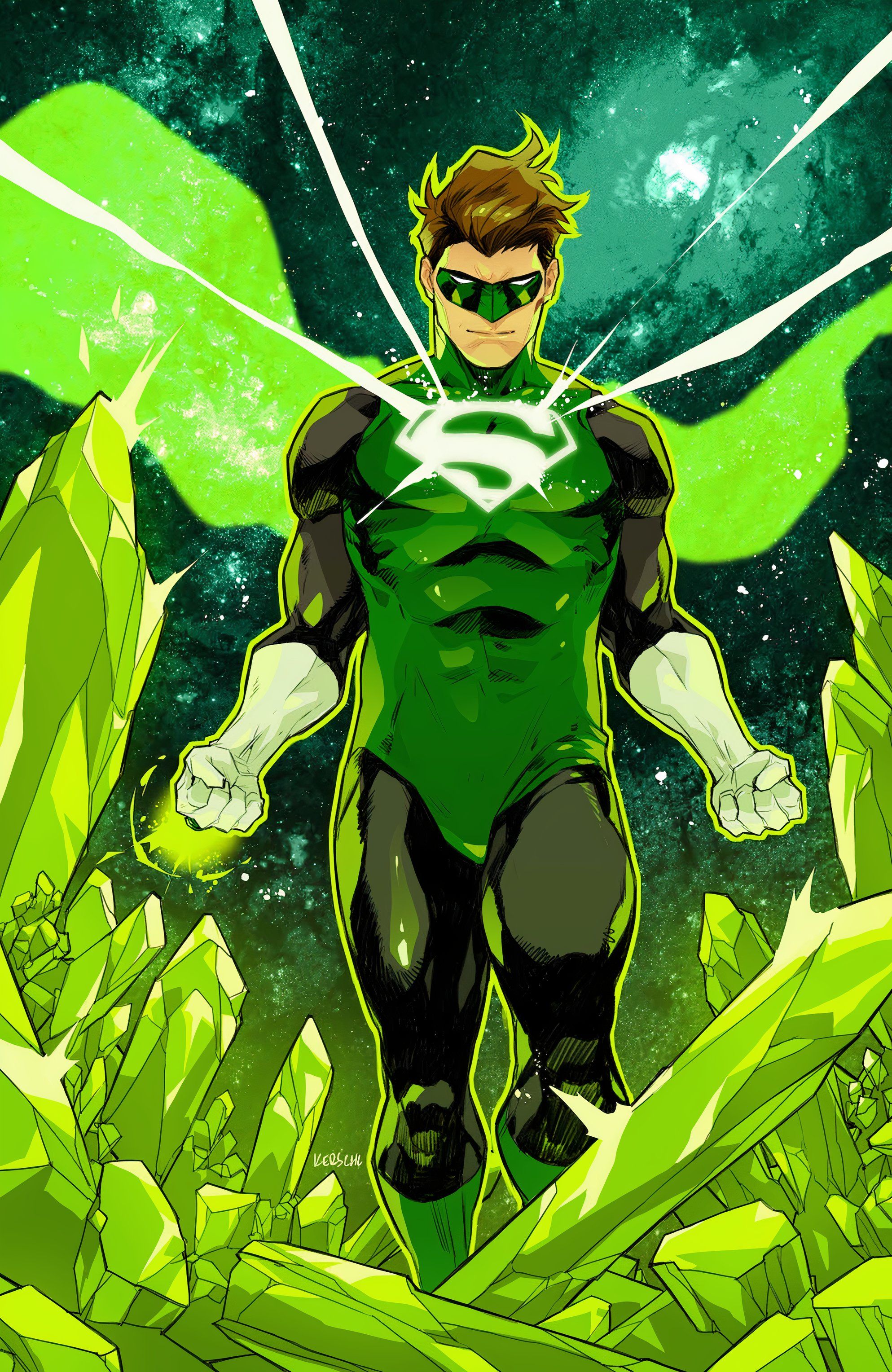 Green Lantern Steals Superman’s Look With a Brand-New Costume