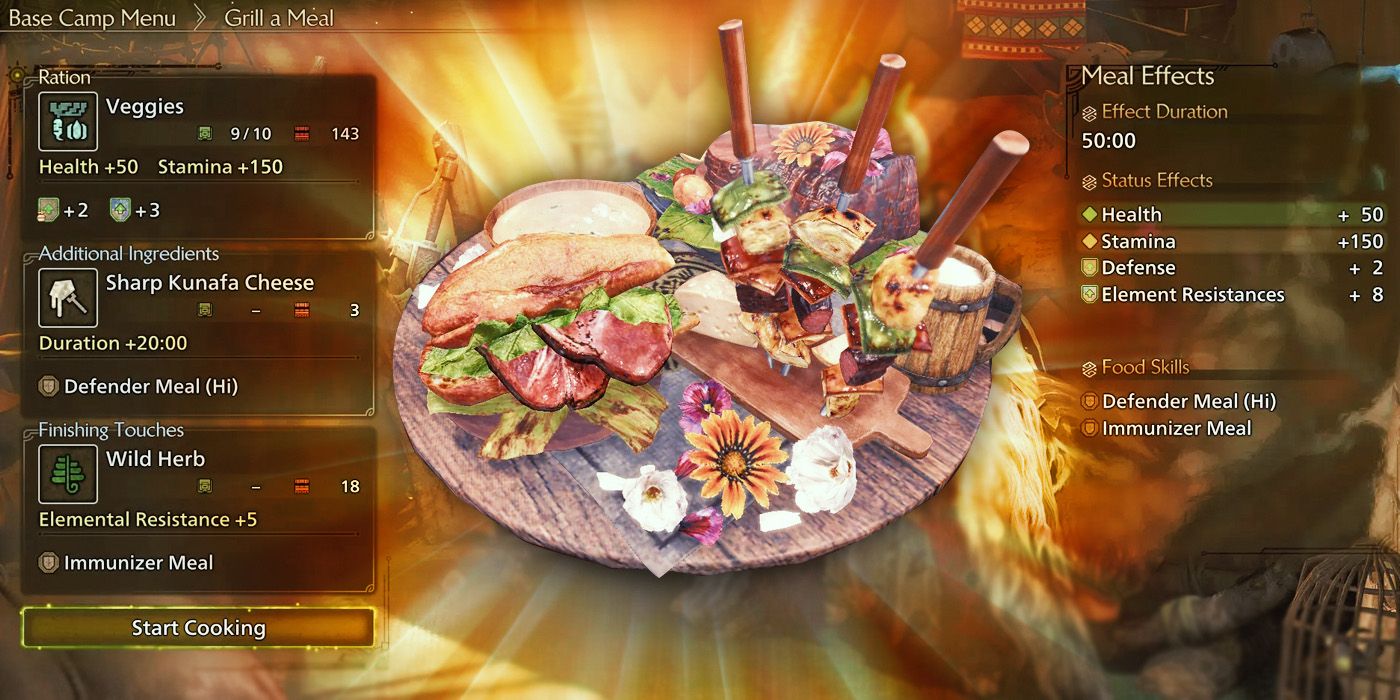 10 Best Meals In Monster Hunter Wilds & Their Effects