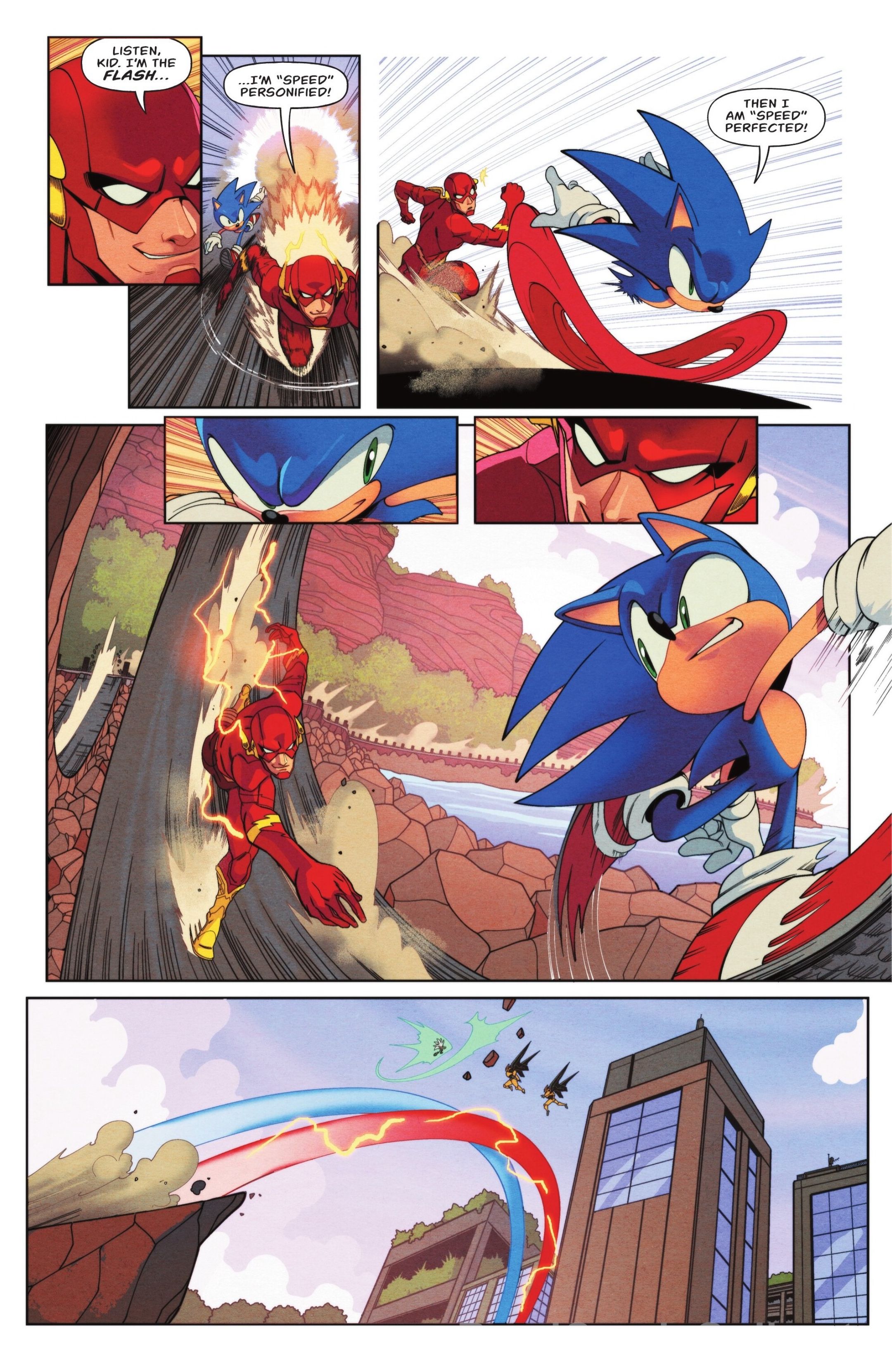 Corrida Flash Vs Sonic