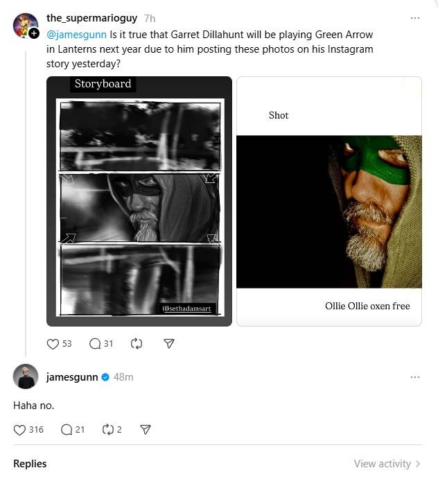 James Gunn Addresses Green Arrow DCU Casting Rumor