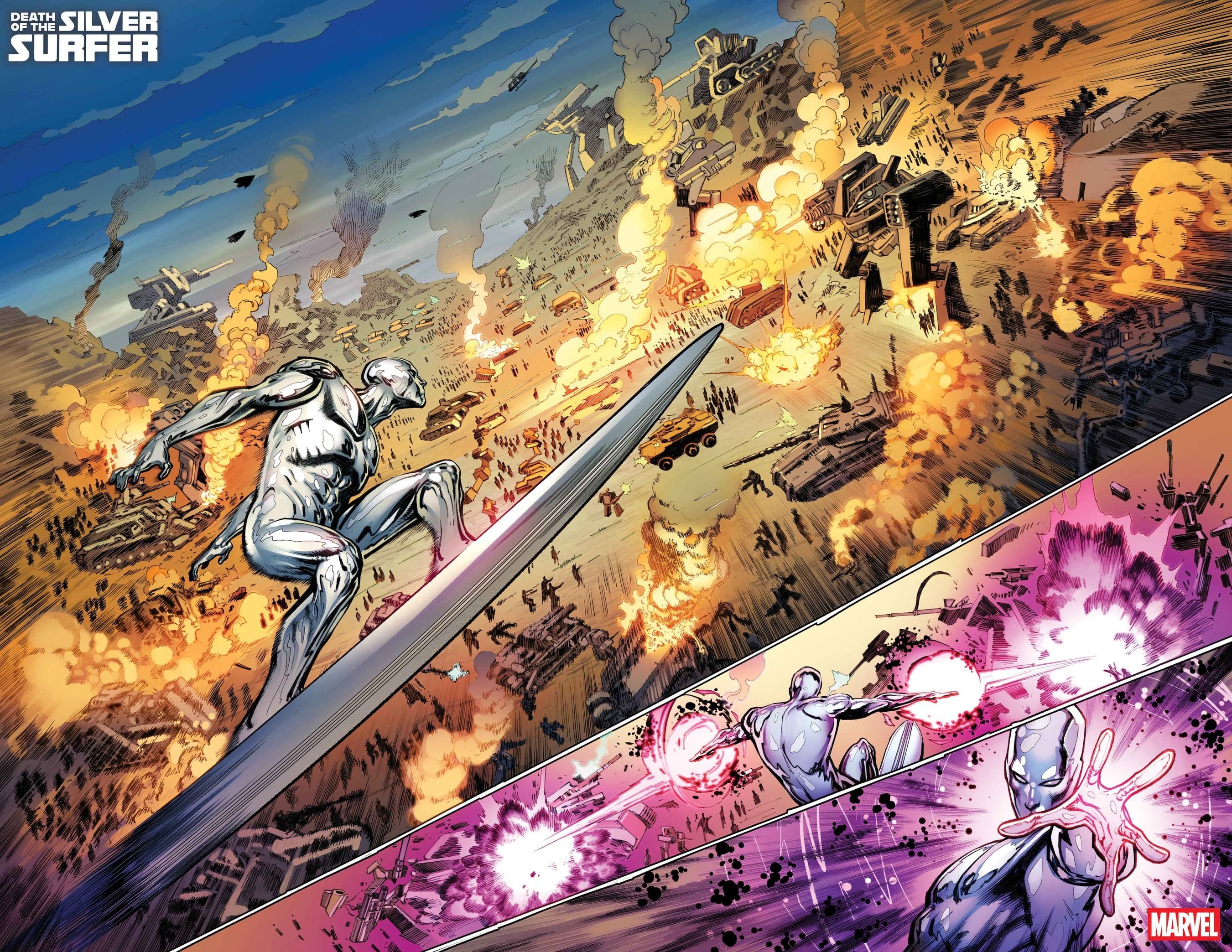 Spider Man Silver Surfer Death