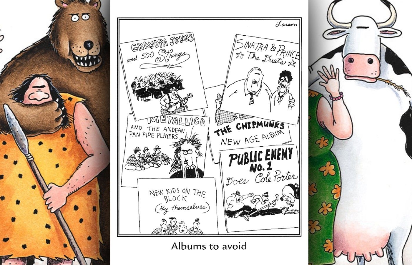 10 Funniest Far Side Comics That Make Fun of Real Musicians and Bands