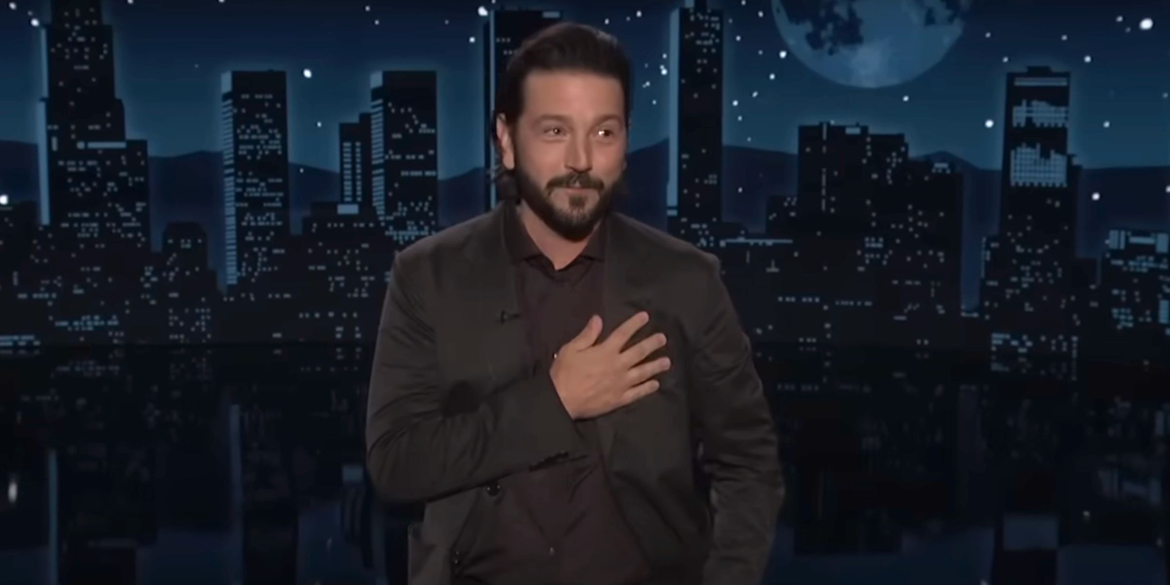 Diego Luna Champions Immigrants, Slams Trump In His Debut Monologue As Jimmy Kimmel's Guest Host