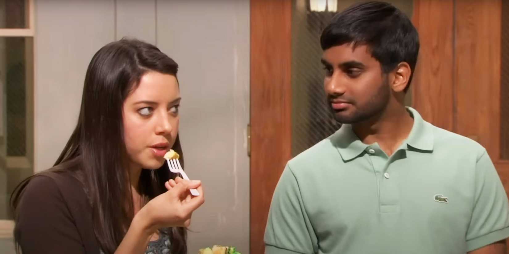 Parks & Rec's Best Couple Only Exists Because Of An Improvised Moment By Aubrey Plaza