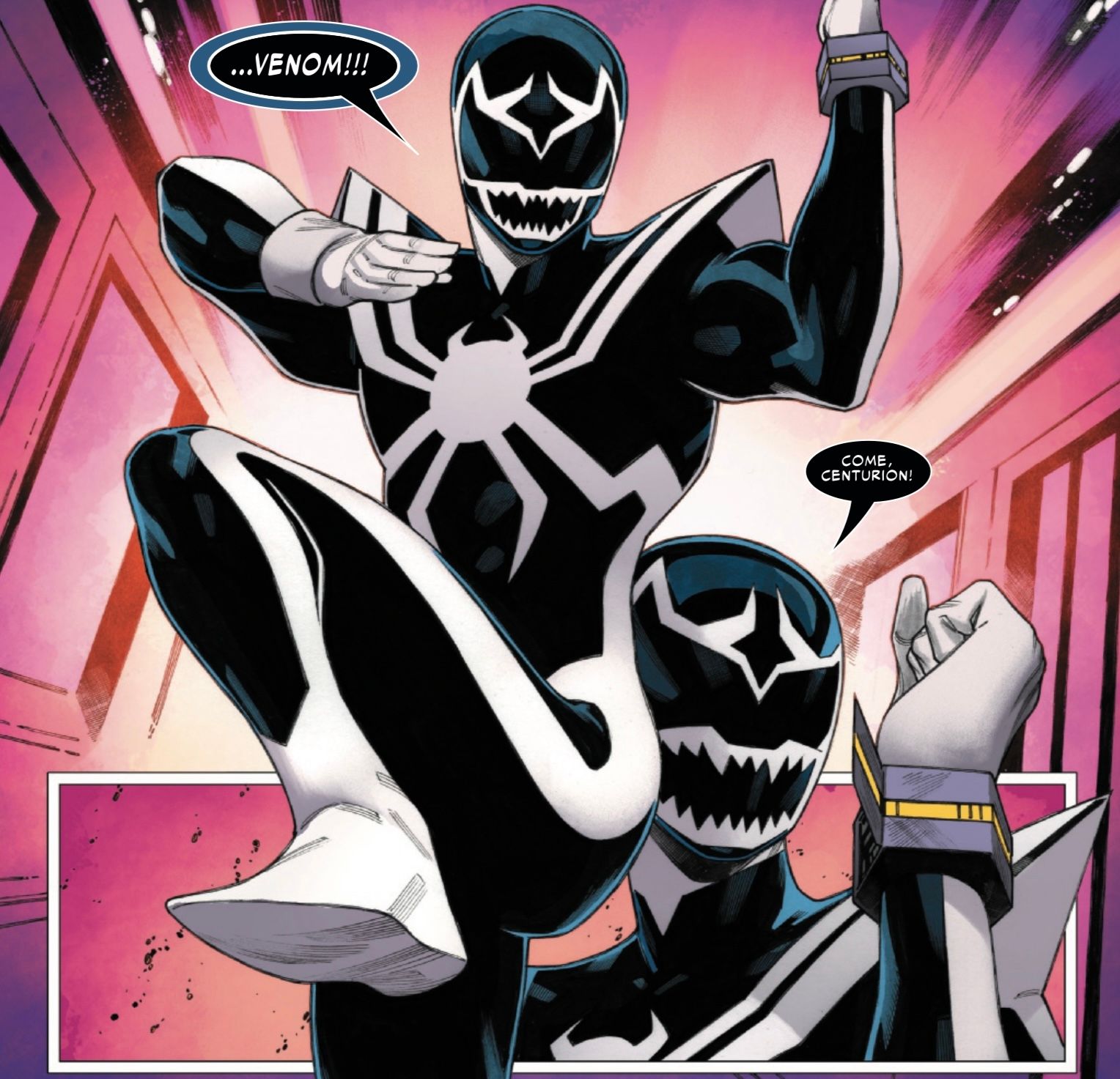 Venom Power Ranger: Marvel Revela Simbionte com Robô Gigante - Comando ...