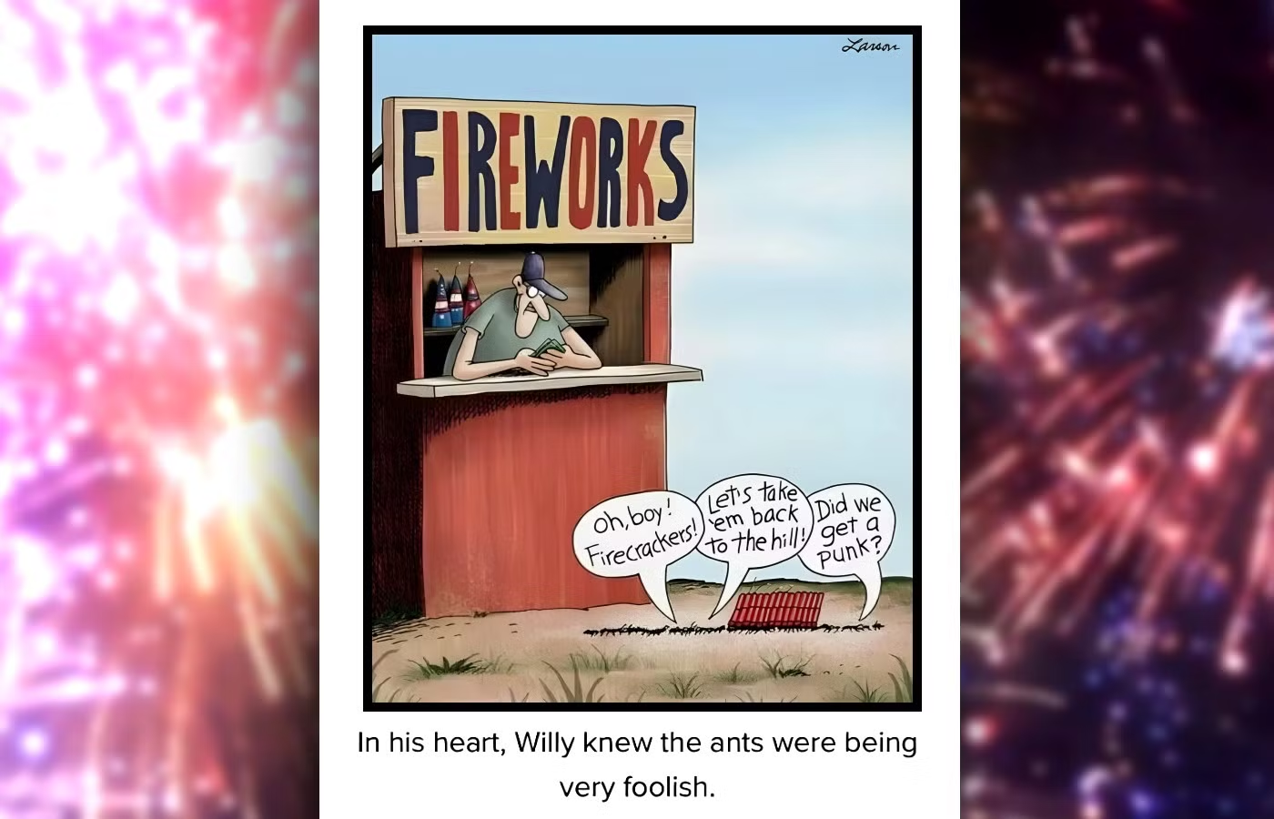 10 Funniest Far Side Comics that Capture the Spirit of 4th of July