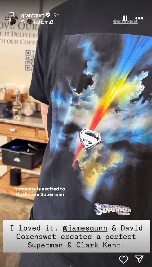 The Flash Actor Grant Gustin Reviews The DCU's Superman Movie