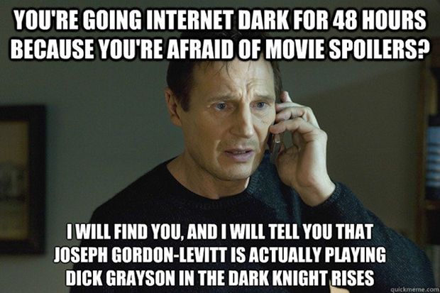 How to Avoid Movie and TV Spoilers