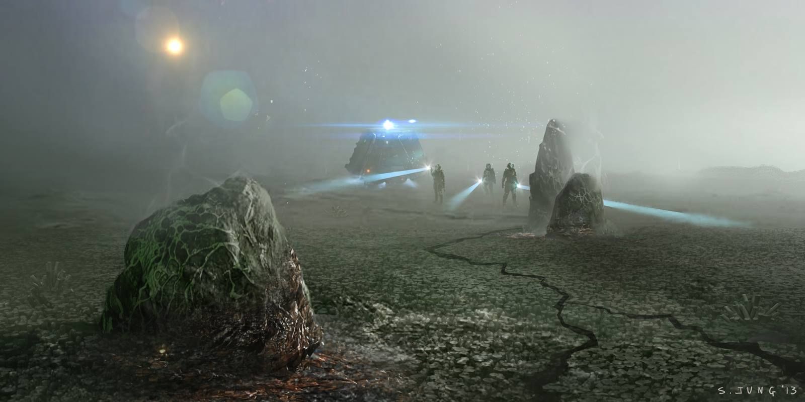 Fantastic Four Concept Art Shows Alternate Planet Zero & Doom's Castle
